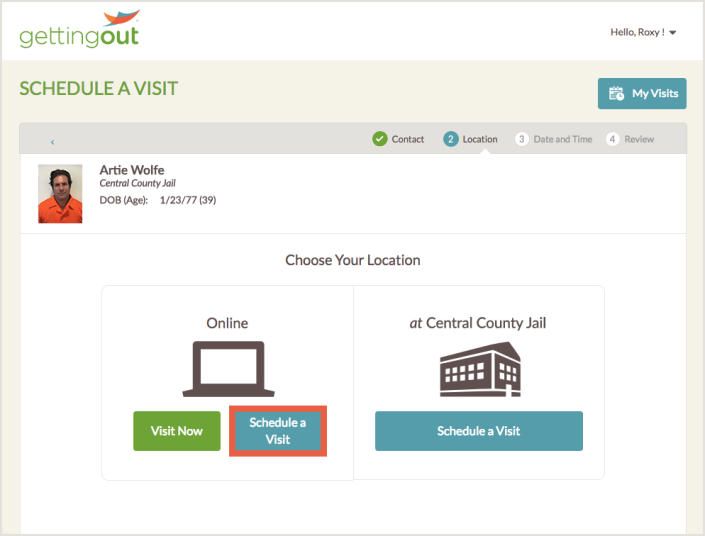 My inmate has access to a tablet, how do I schedule a visit? - Synergy ...